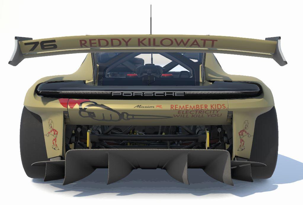 Porsche Mission R Reddy Kilowatt Yellow by Scott Lear - Trading Paints