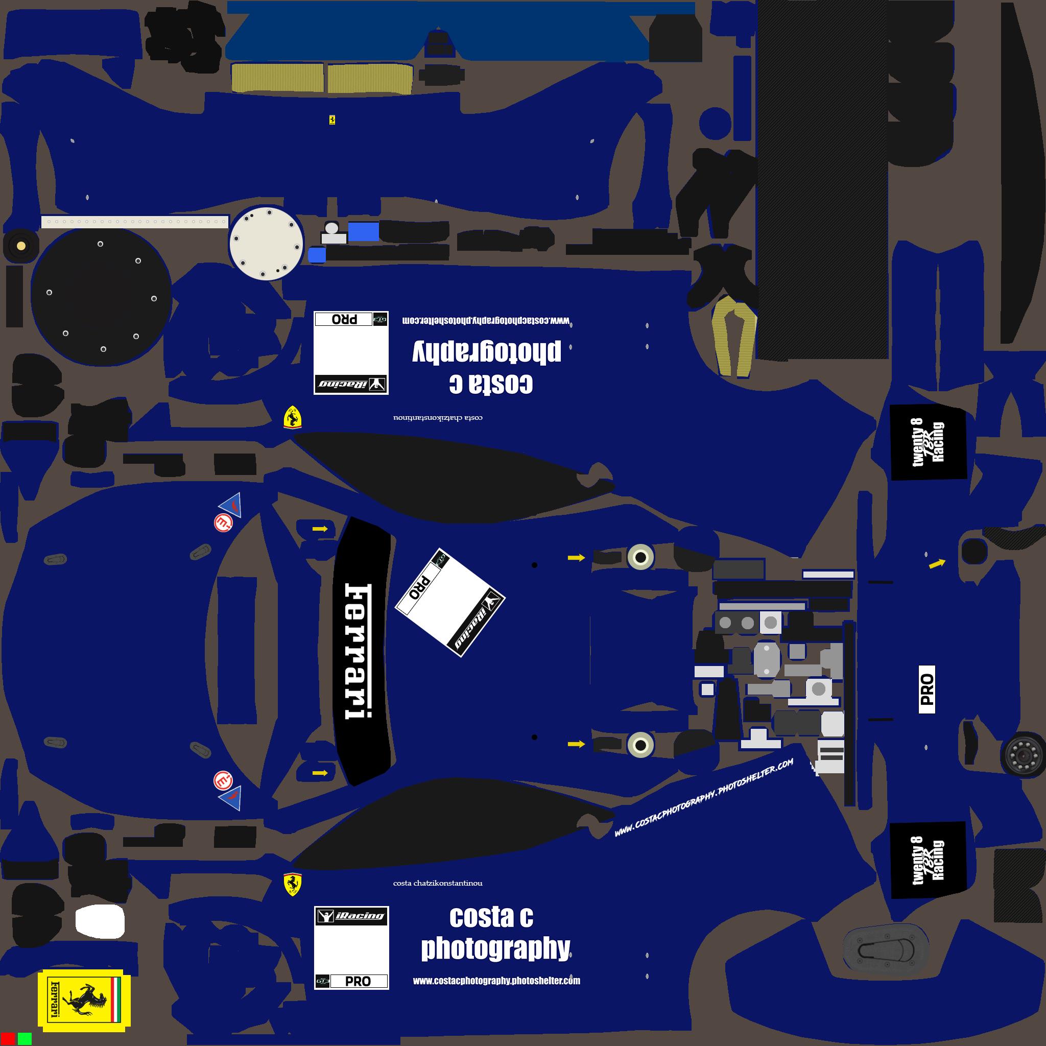 Ferrari EVO GT3 t8r by Costa Chatzikonstantinou - Trading Paints