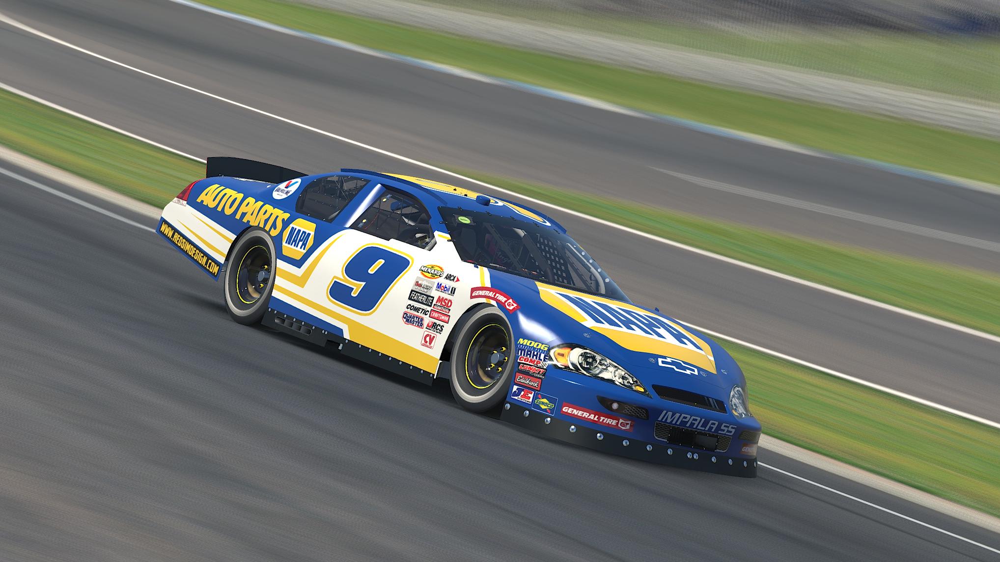 Napa Auto Parts ARCA Chevy Impala Custom #9 by Blaine Sparling ...