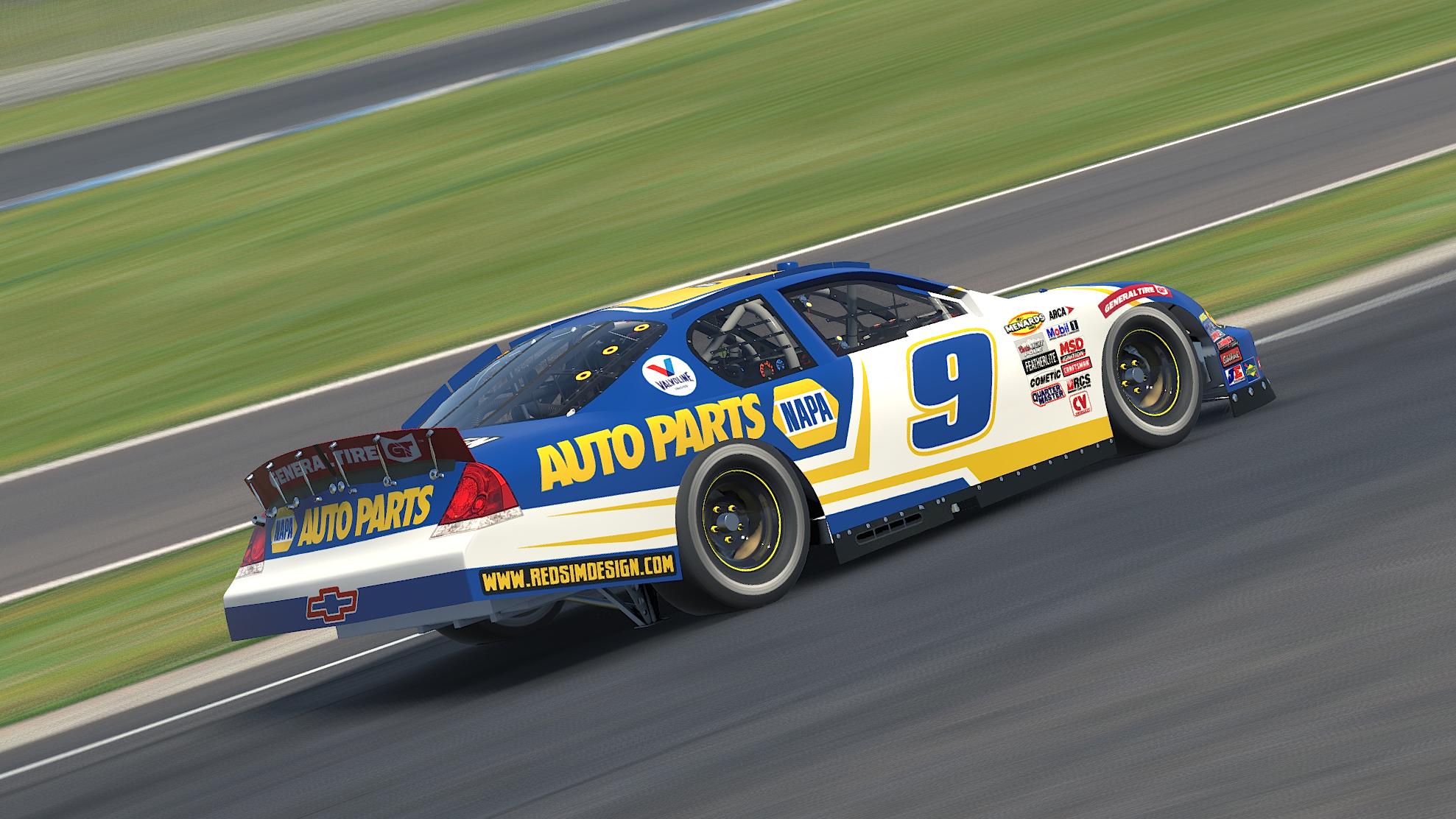 Napa Auto Parts ARCA Chevy Impala Custom #9 by Blaine Sparling ...