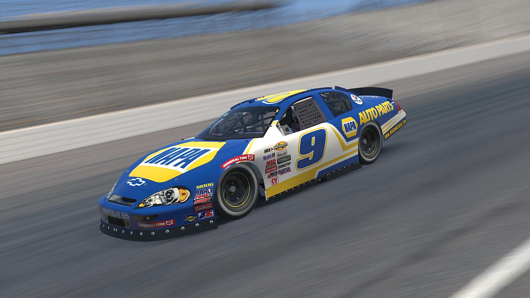 Napa Auto Parts ARCA Chevy Impala Custom #9 by Blaine Sparling ...