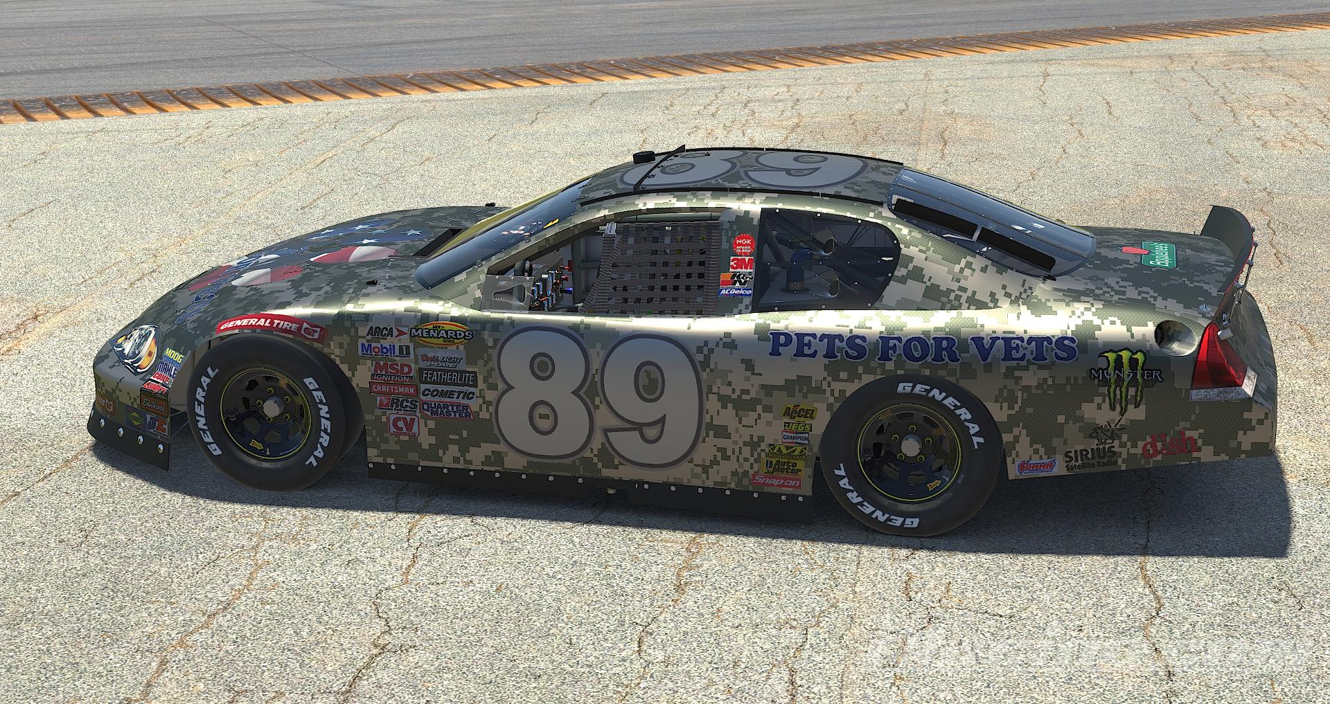 Pets For Vets ARCA Menards Chevy Impala by Ted Glenn - Trading Paints