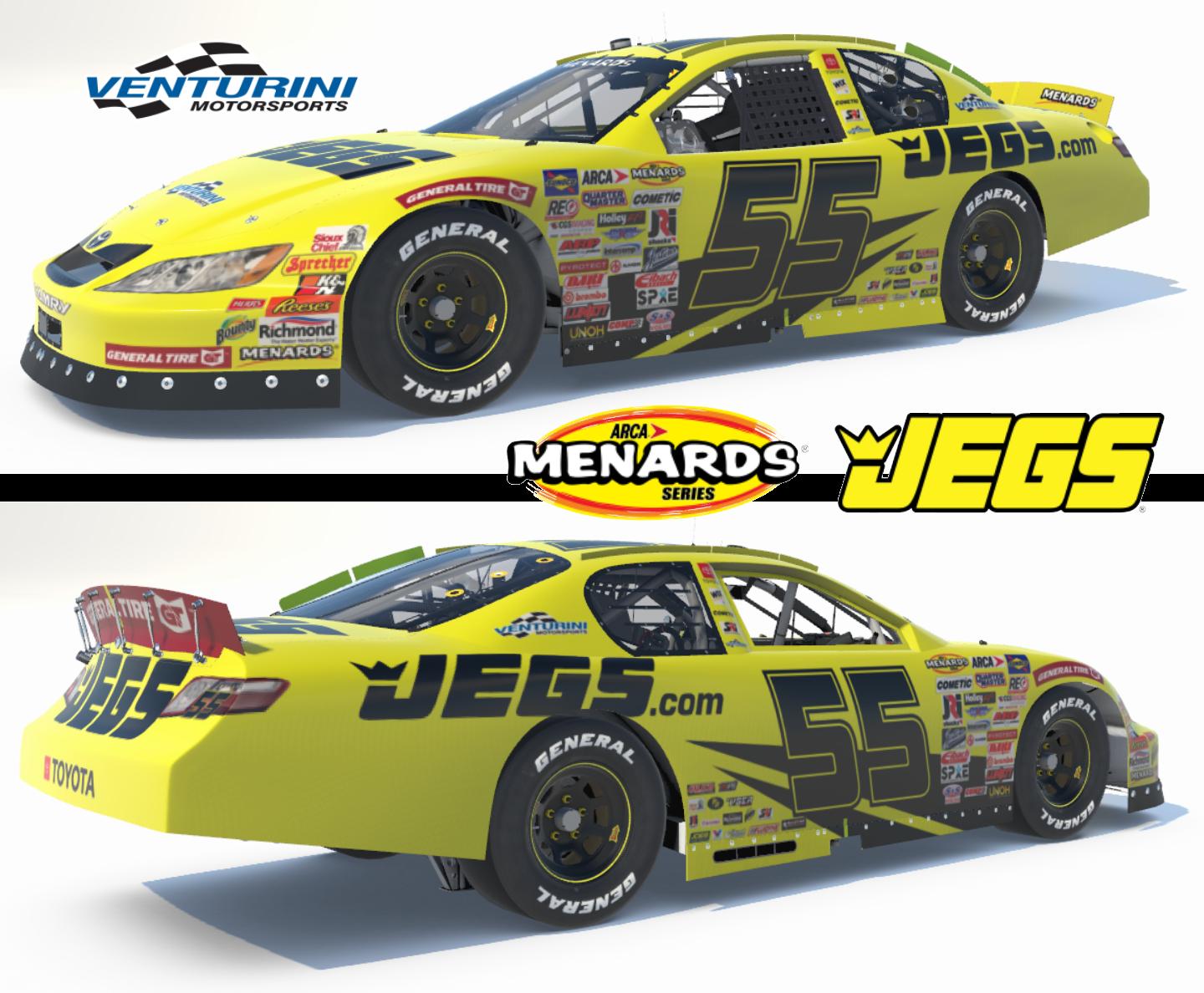 Jegs.com Venturini Motorsports Camry by Matthew Meyer3 - Trading Paints