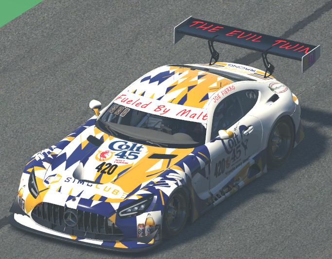 Colt 45 Joe Fierro Mercedes AMG GT3 2020 by Todd Schwarz - Trading Paints