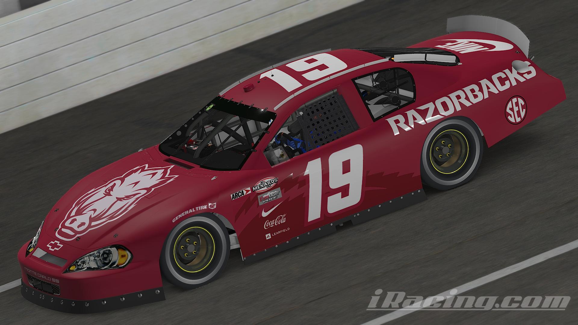 Arkansas Razorbacks Monte Carlo SS by Julio N. - Trading Paints