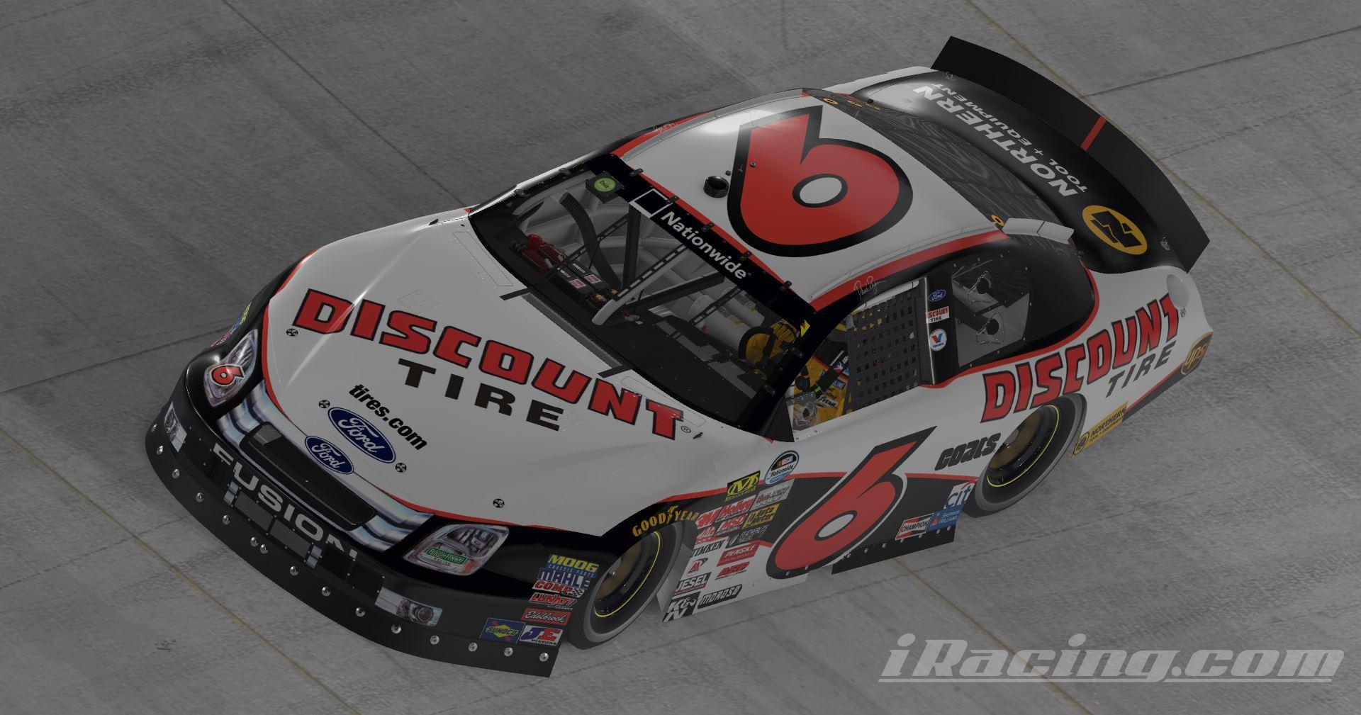 David Ragan #6 Discount Tire NNS Ford by Brandon Tregembo - Trading Paints