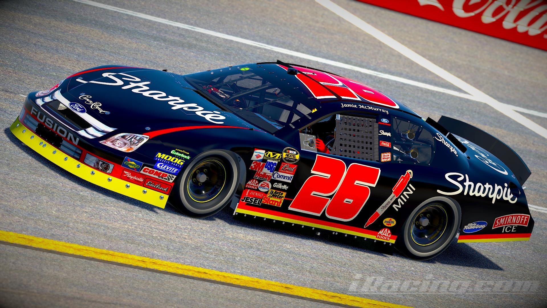2006 Jamie McMurray #26 Sharpie Mini Ford Fusion by River Page ...