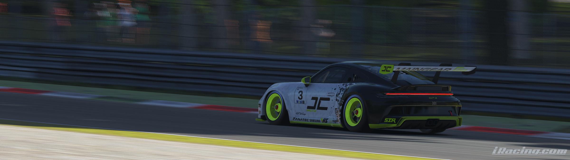 JC Racing White Lime Shatter by Jonathan Curto - Trading Paints