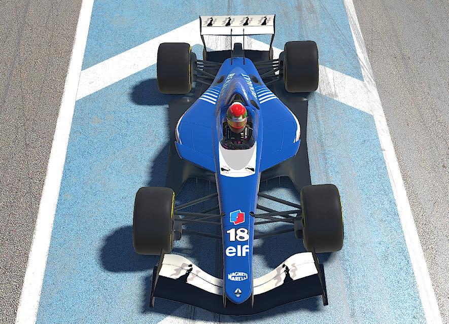 Ligier JS39 Paint by Tetsuya Nakano - Trading Paints