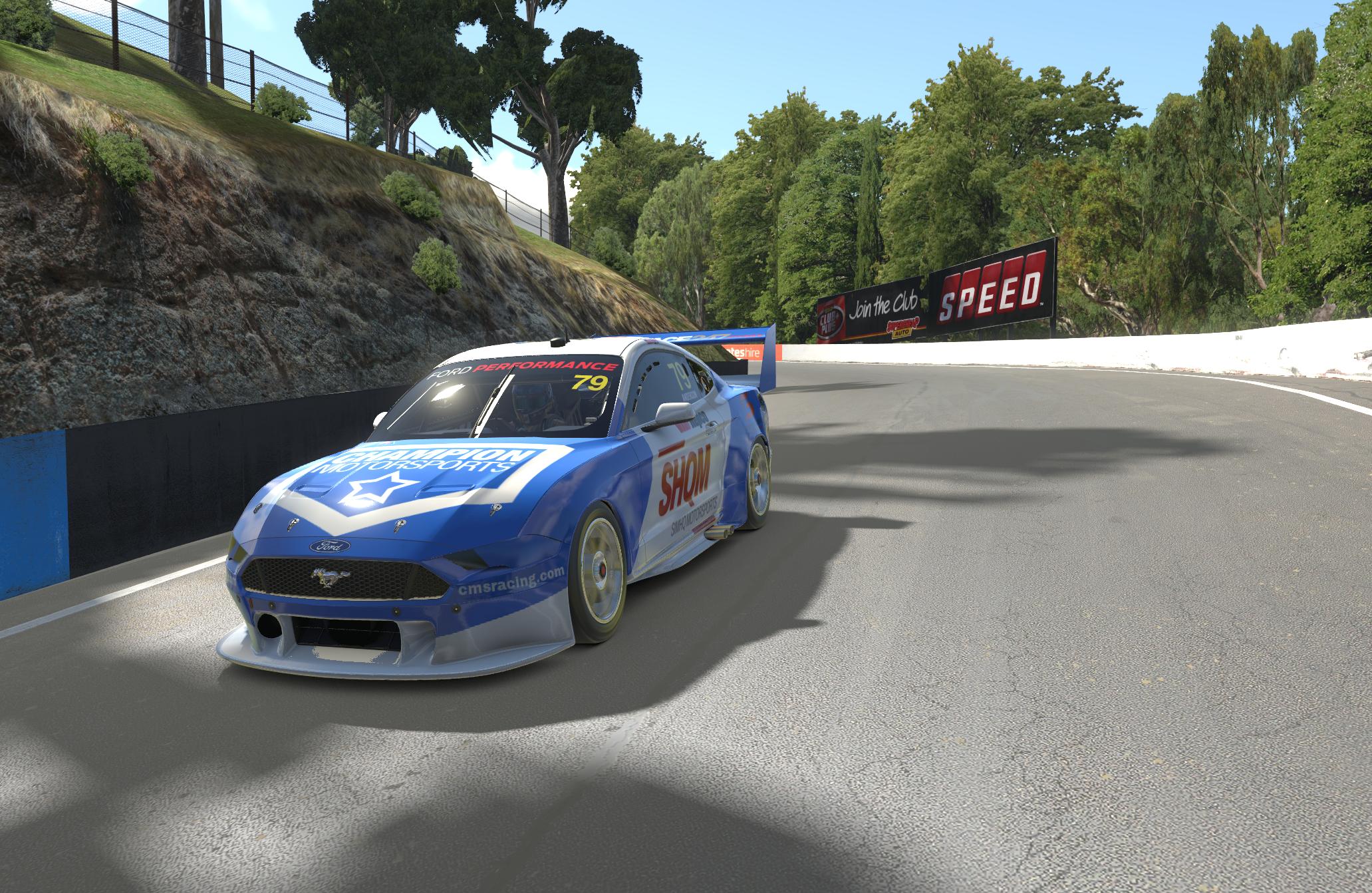 CMS Supercars Ford SimHQ branding by David Anderson - Trading Paints