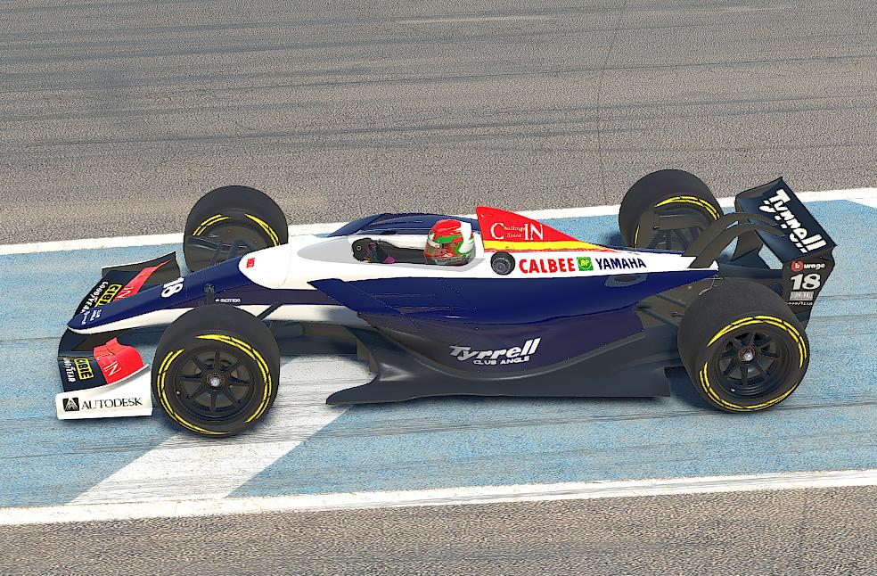 Tyrrell 021 Paint by Tetsuya Nakano - Trading Paints