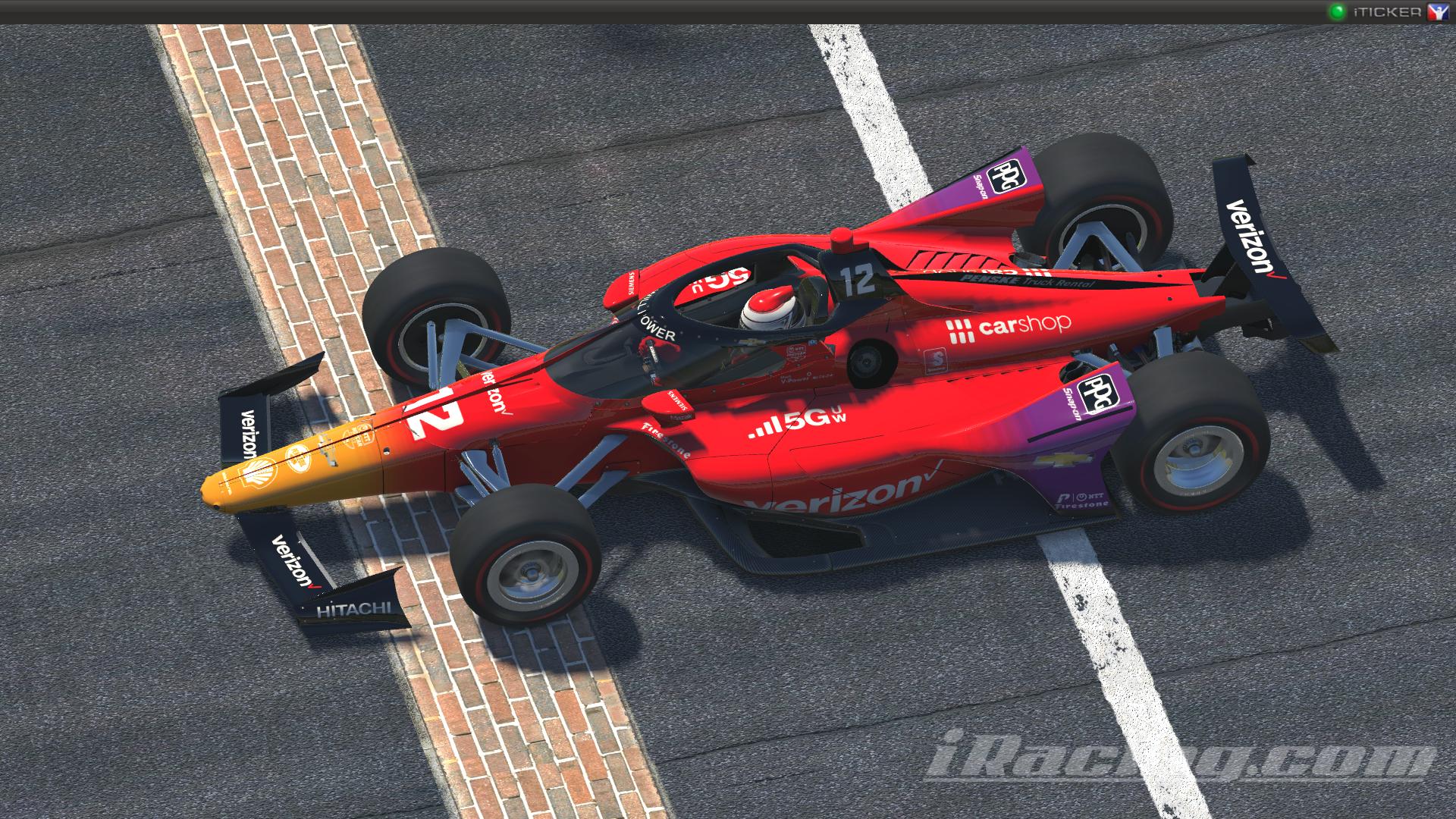 Will Power #12 Verizon Ultra Wideband 2022 NTT Indycar Series With ...