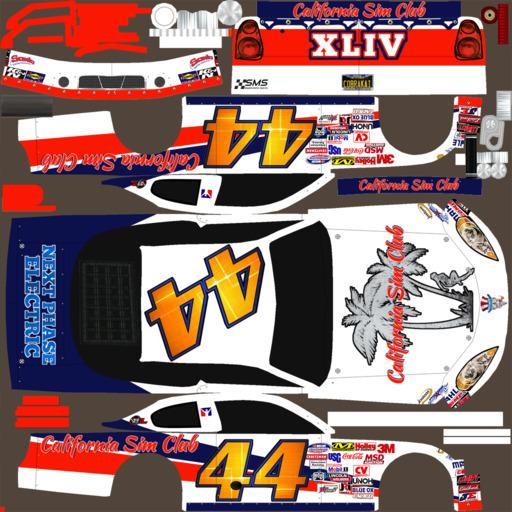 white blue and orange LM 44 by Jeffery Hardin - Trading Paints