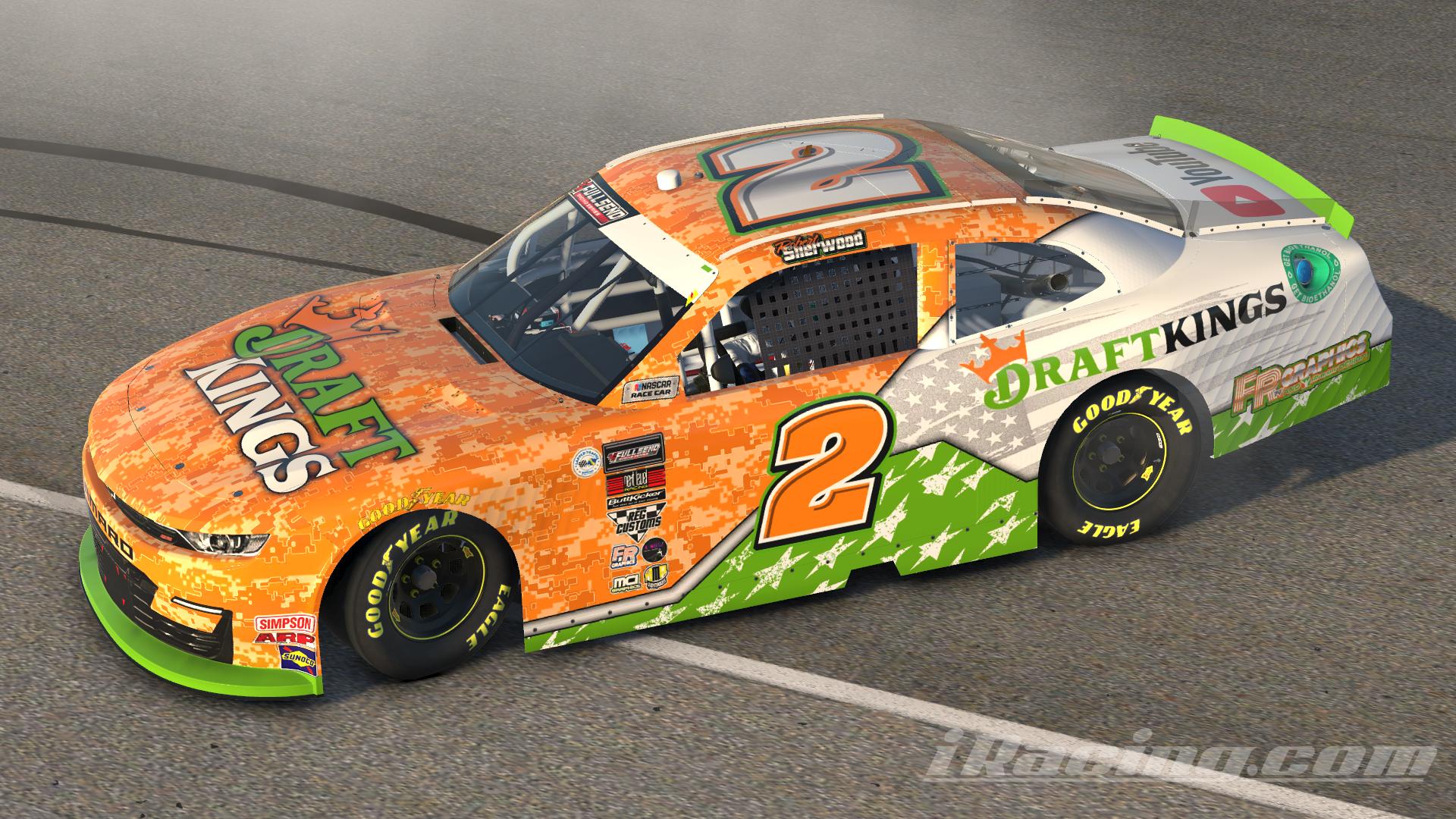 Robert Sherwood 2022 Patriotic FSRL Chevrolet Camaro by Manix Furqueron ...