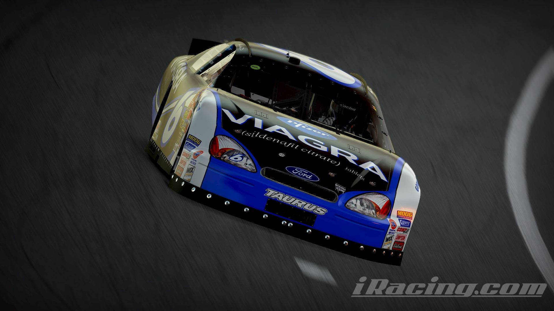 #6 Mark Martin 2003 Viagra Ford Taurus Sim Stamped Number by Christian ...