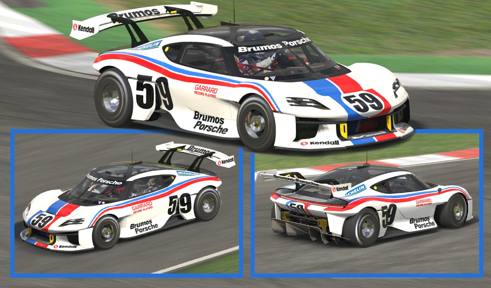 Porsche Mission R Brumos by Clyde Coman - Trading Paints
