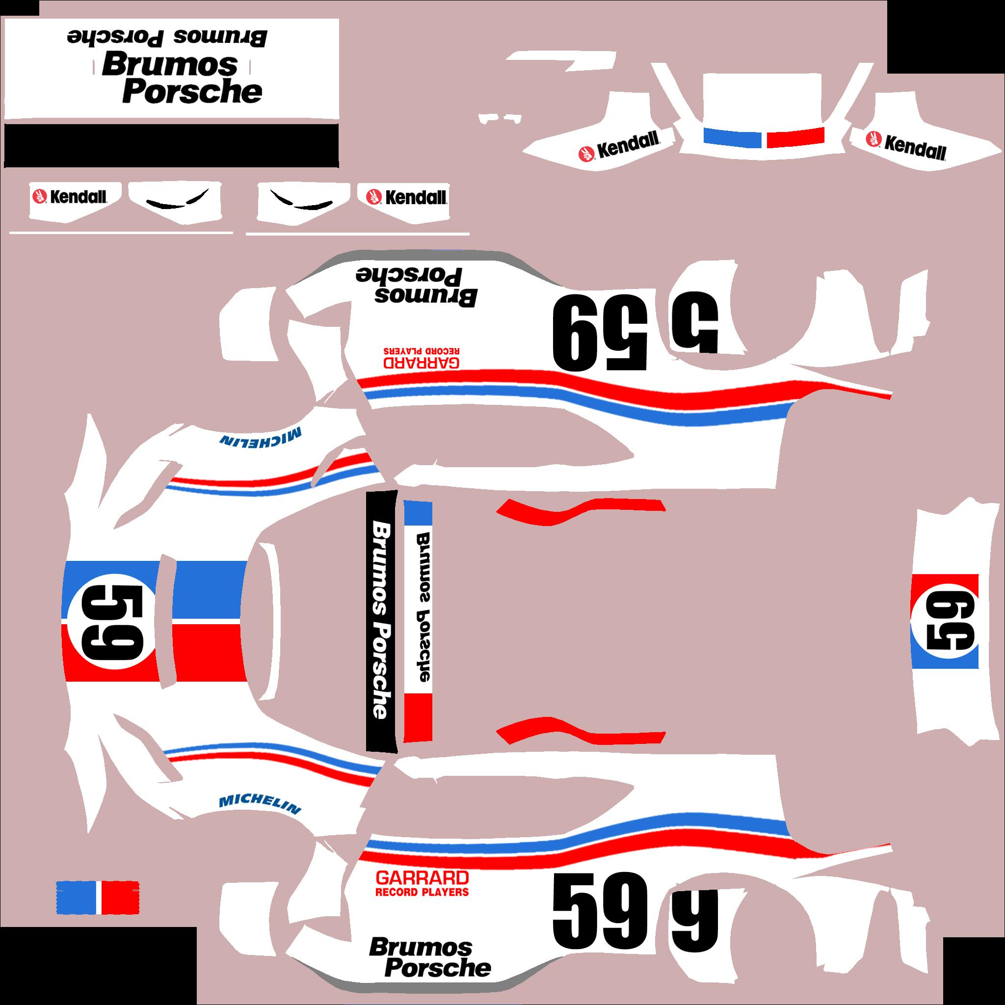Porsche Mission R Brumos by Clyde Coman - Trading Paints