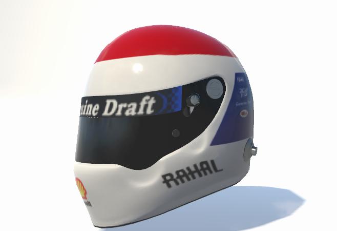 1995 B.Rahal - Helmet by Thomas Nolden - Trading Paints