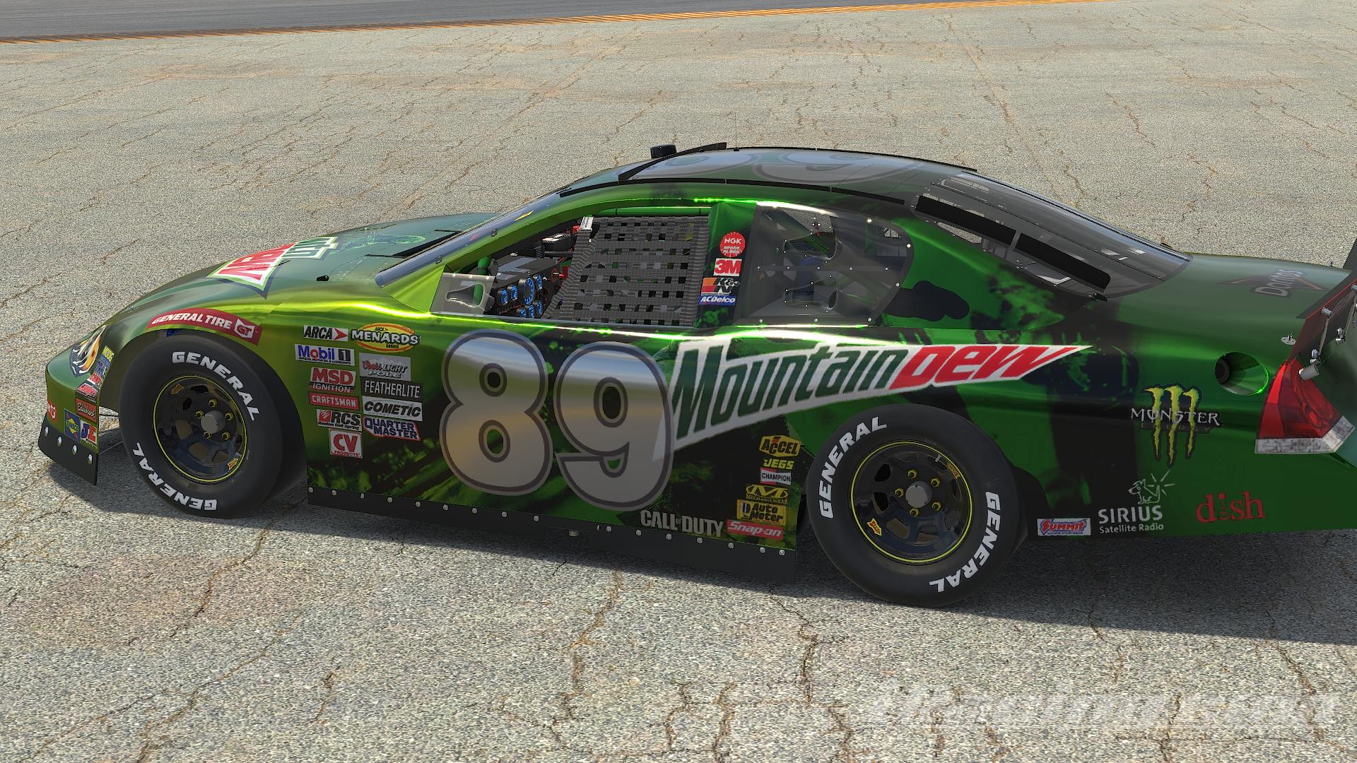 Mountain Dew ARCA Menards Chevy Impala by Ted Glenn - Trading Paints