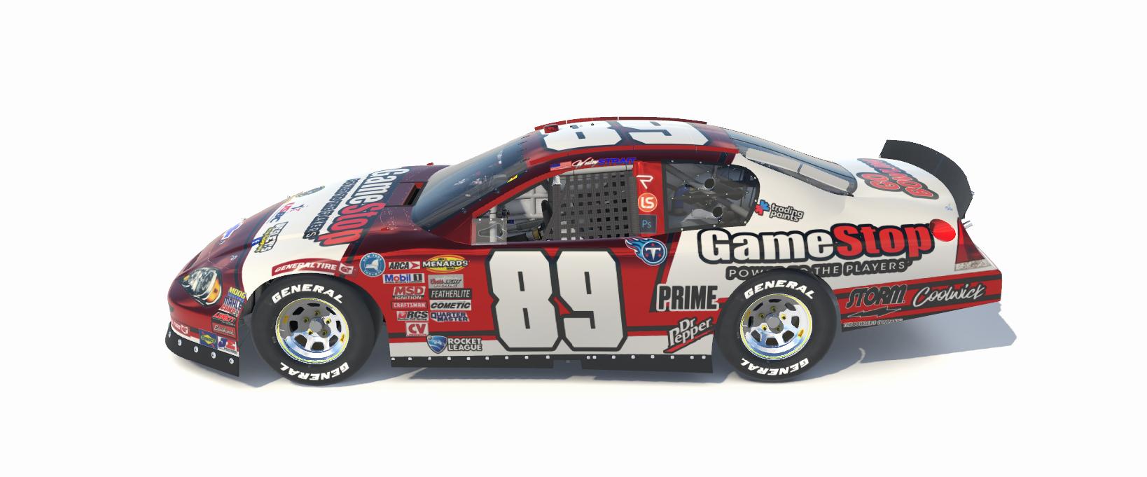 #89 Gamestop ARCA Menards by Wesley Strait - Trading Paints