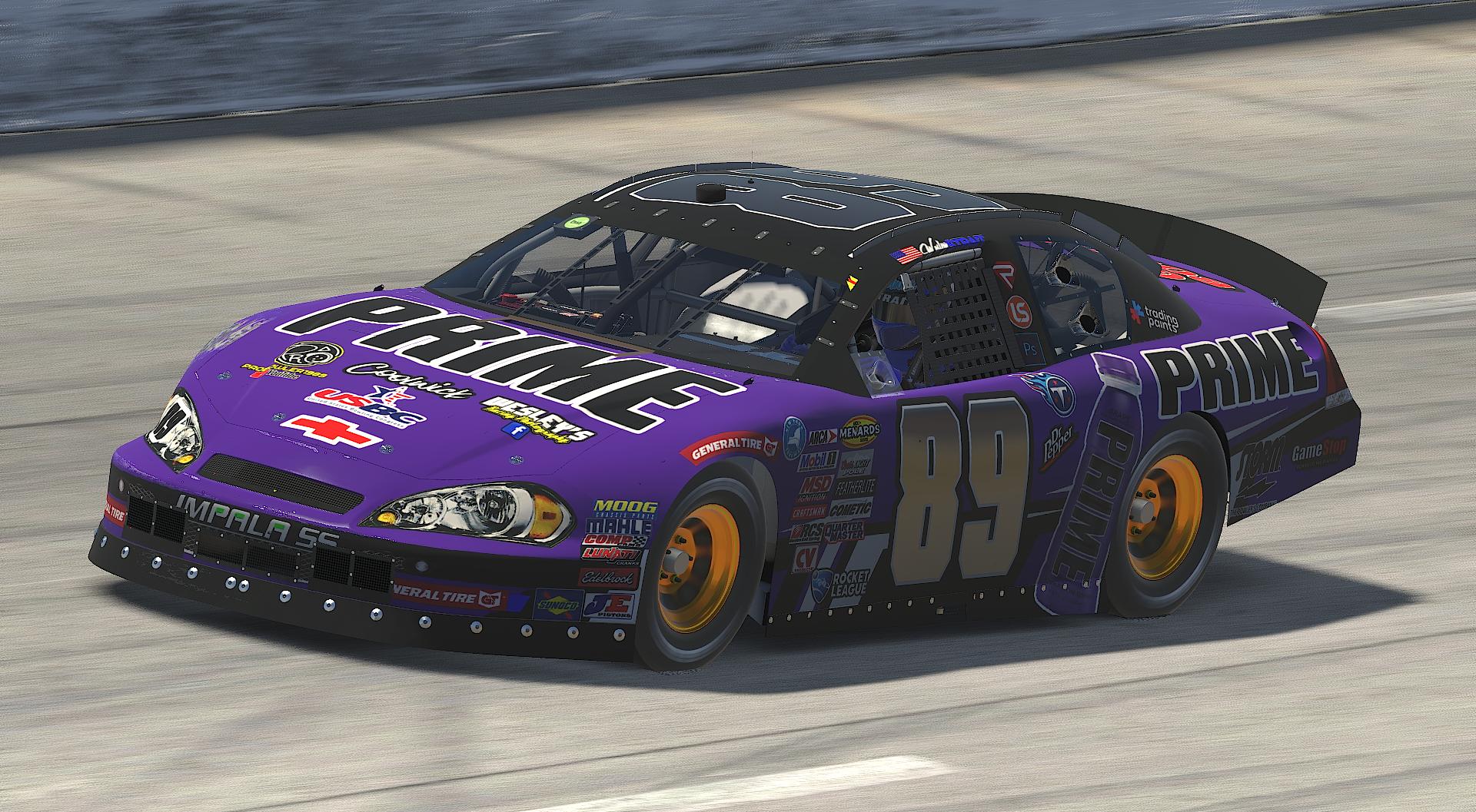 #89 PRIME Grape ARCA Menards by Wesley Strait - Trading Paints