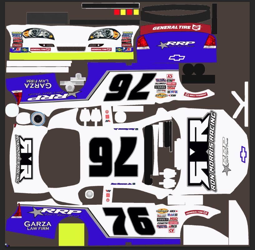 NewARCA by Ron Morris J. - Trading Paints