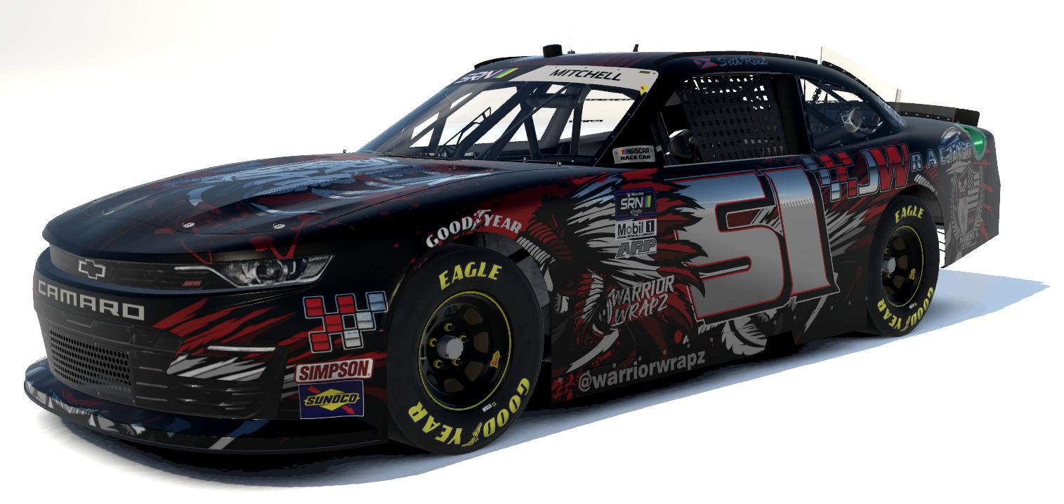 Seth Reed #51 - NASCAR XFINITY Chevrolet Camaro - JW Racing / Warrior ...