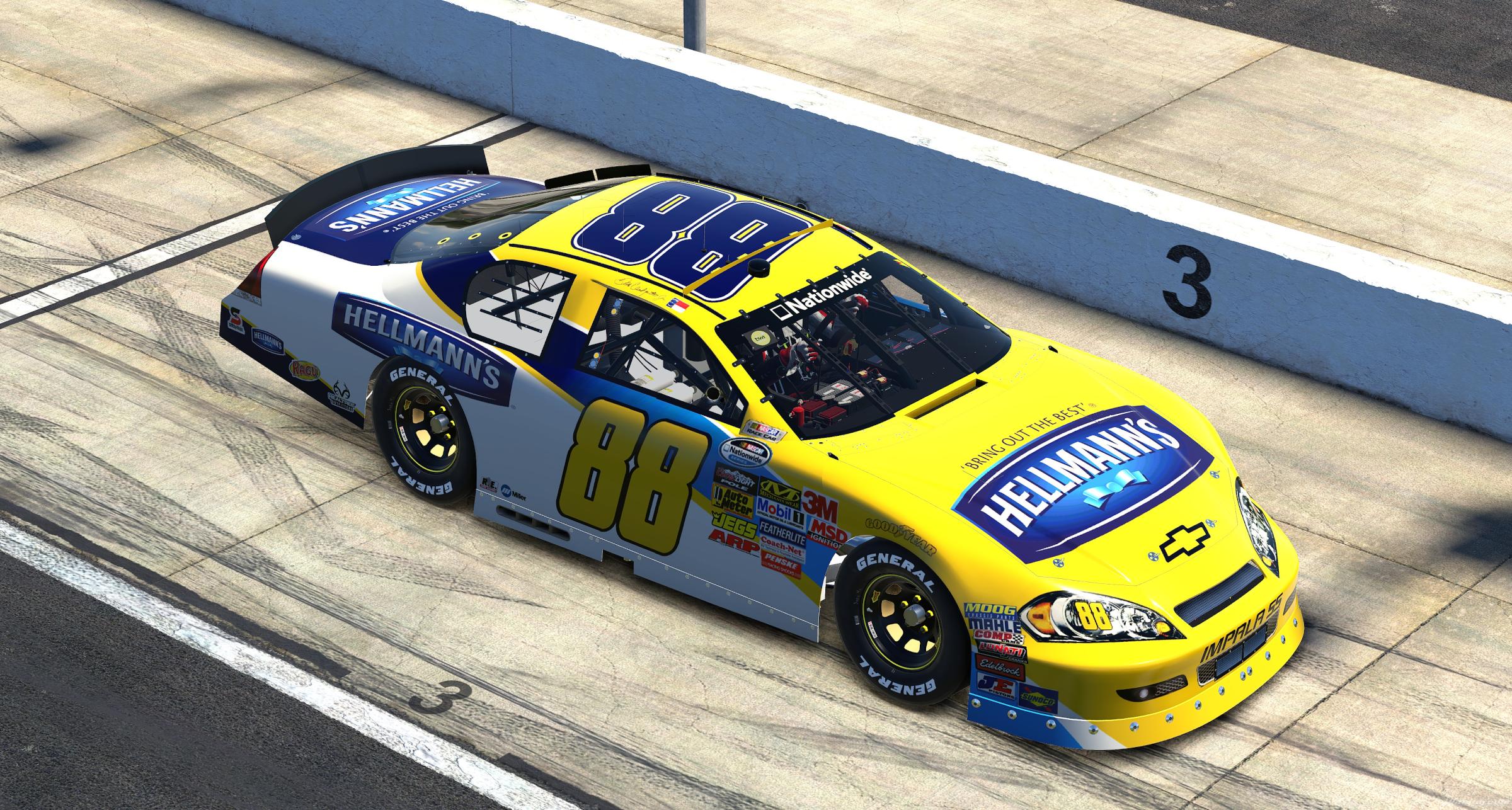 Dale Earnhardt Jr Hellmanns 2010 | Sim Stamped Numbers by Liam I ...
