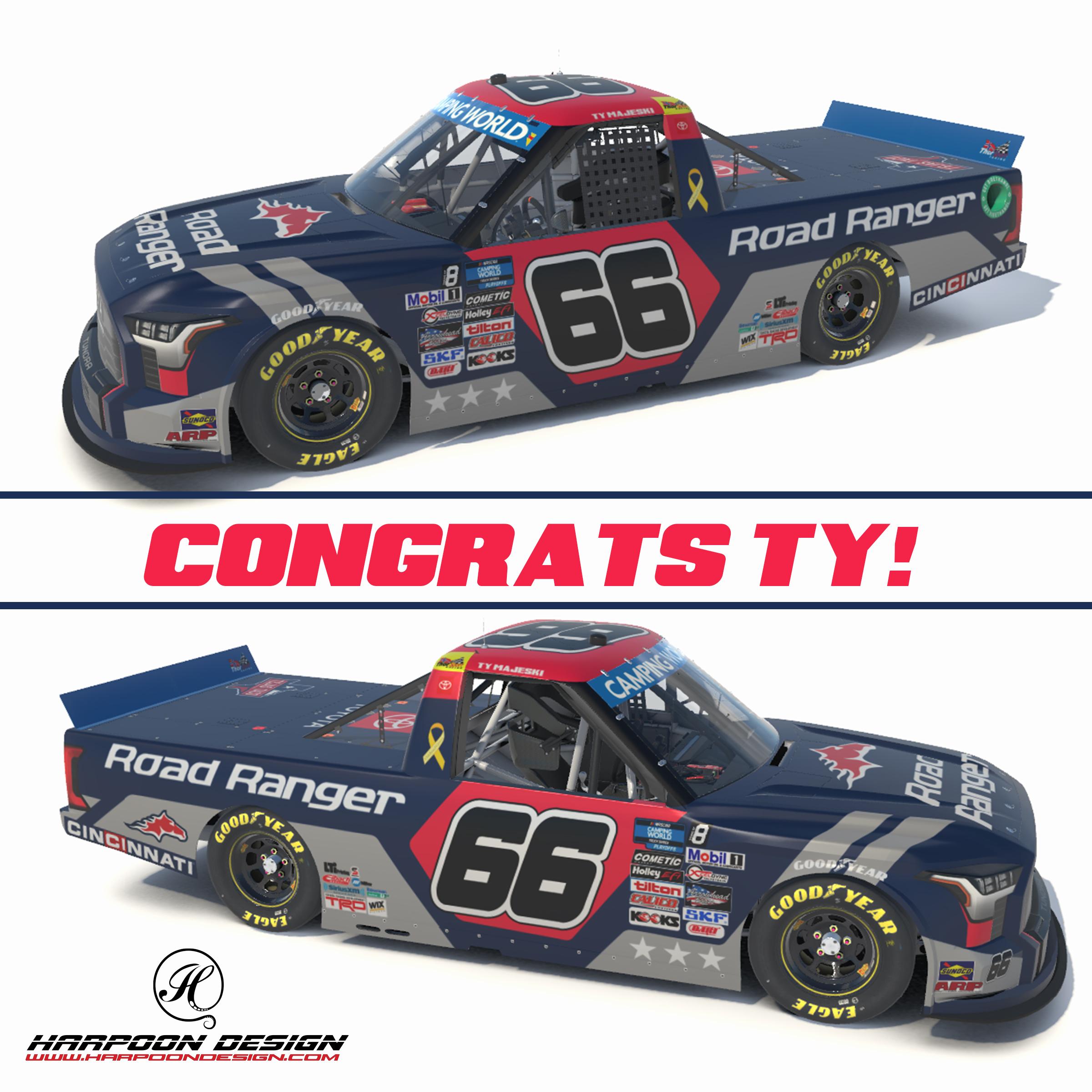 2022 Ty Majeski Road Ranger Tundra No Num by Brantley Roden - Trading ...