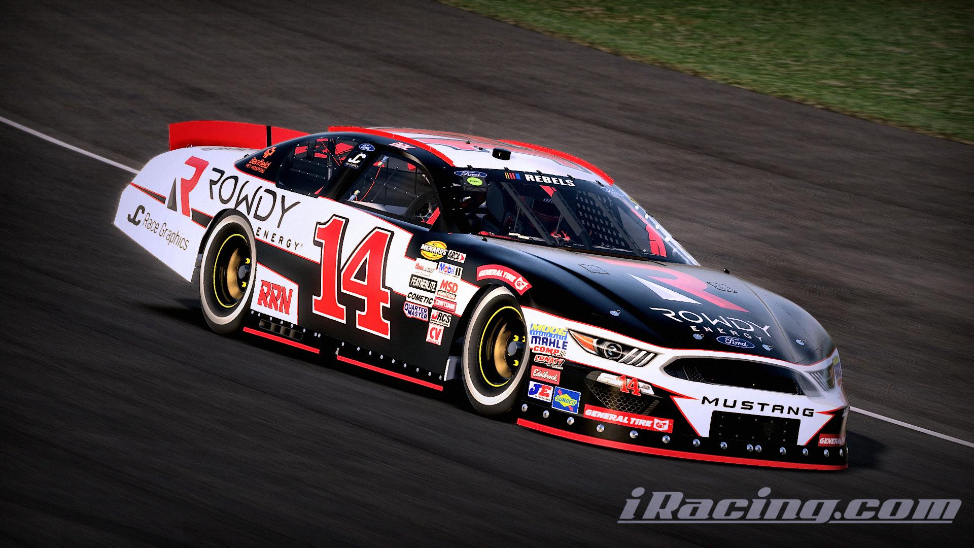 Daniel Cunningham ROWDY Energy 2019 ARCA Mustang by Jonah Colbert ...