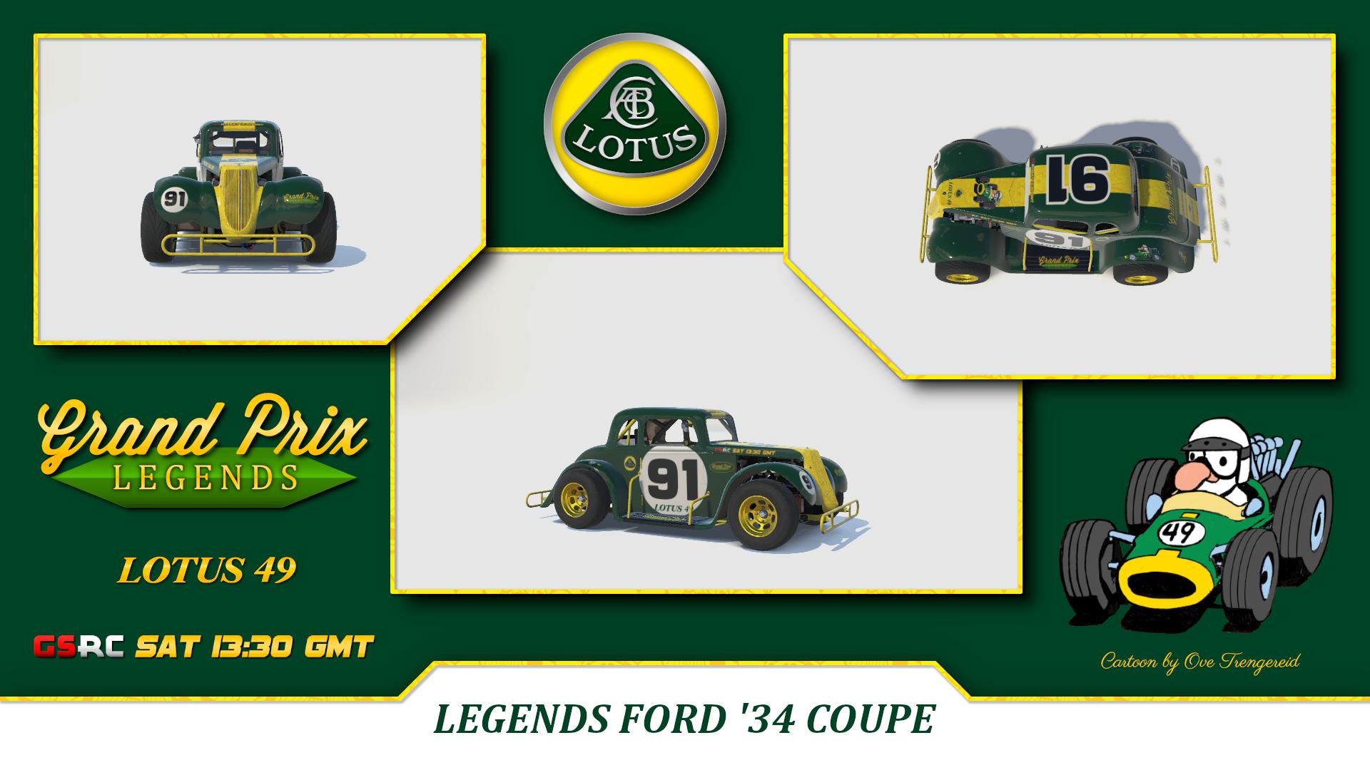 Grand Prix Legends | Legends Ford 34 Coupe by Yoeri Gijsen - Trading Paints