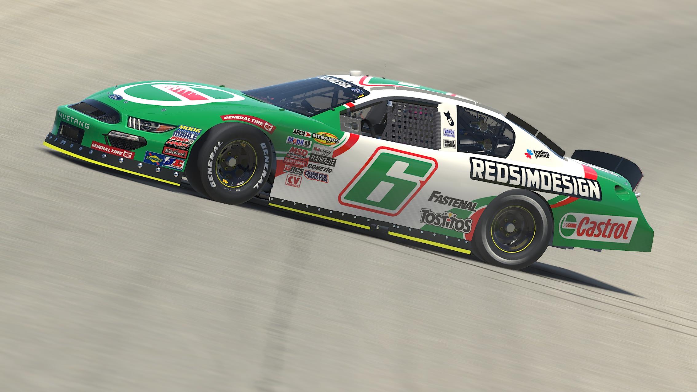 Castrol Ford Mustang Custom #6 by Blaine Sparling - Trading Paints