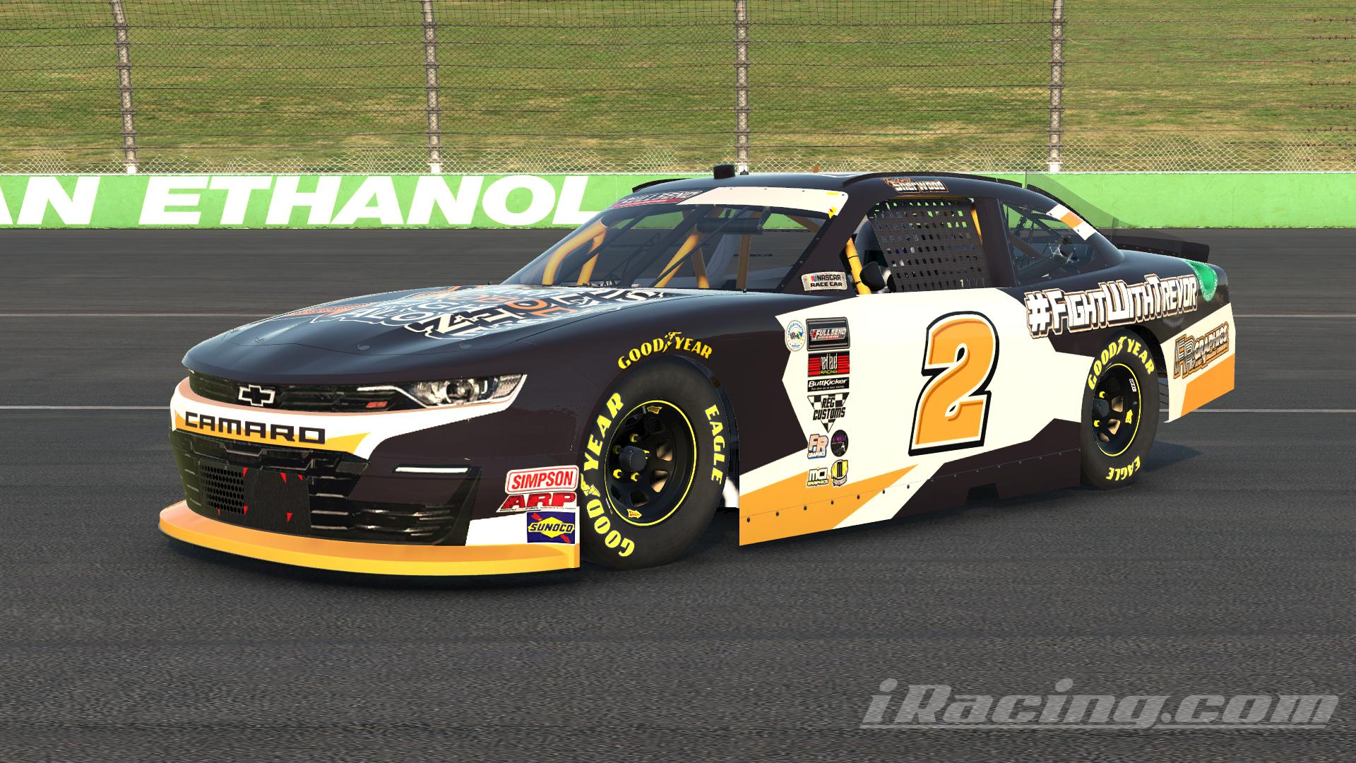 Robert Sherwood 2022 #FightWithTrevor FSRL Chevrolet Camaro by Manix ...