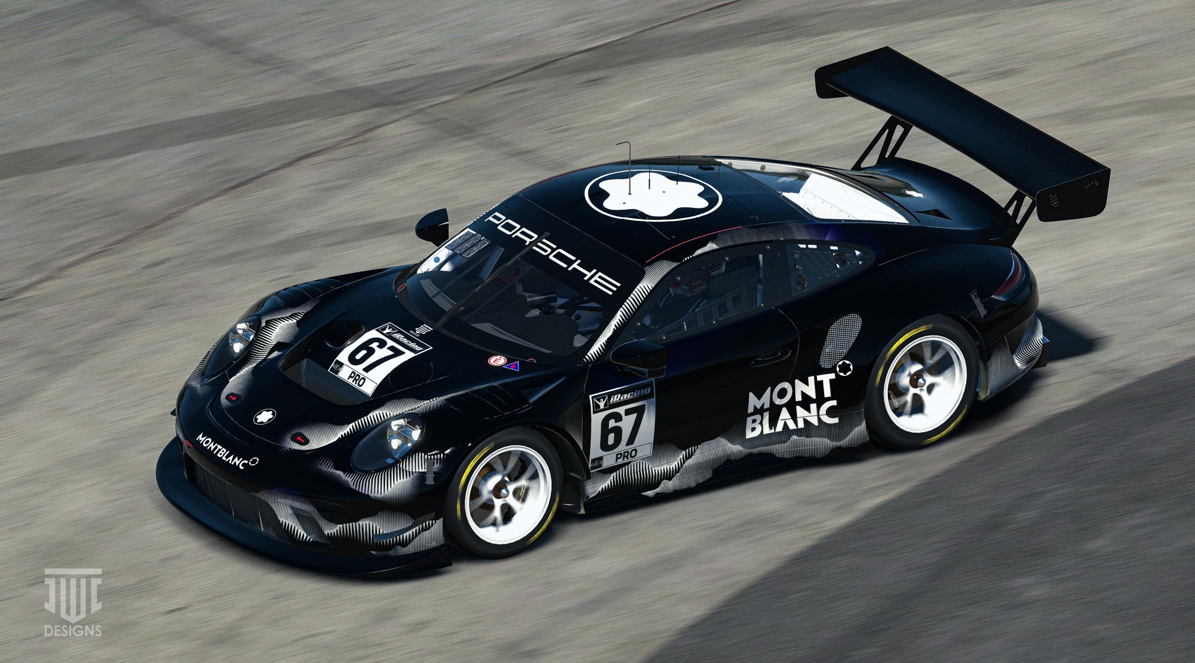 Mont Blanc Porsche 911 GT3 R by Jacob W C. - Trading Paints
