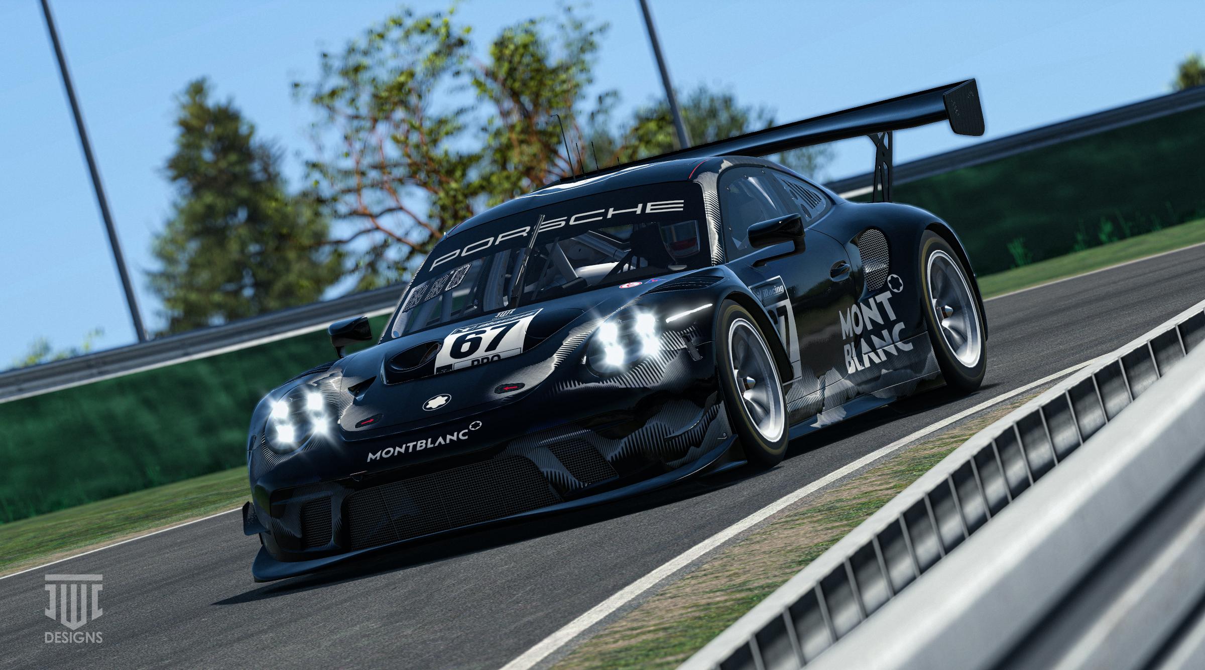 Mont Blanc Porsche 911 GT3 R by Jacob W C. - Trading Paints