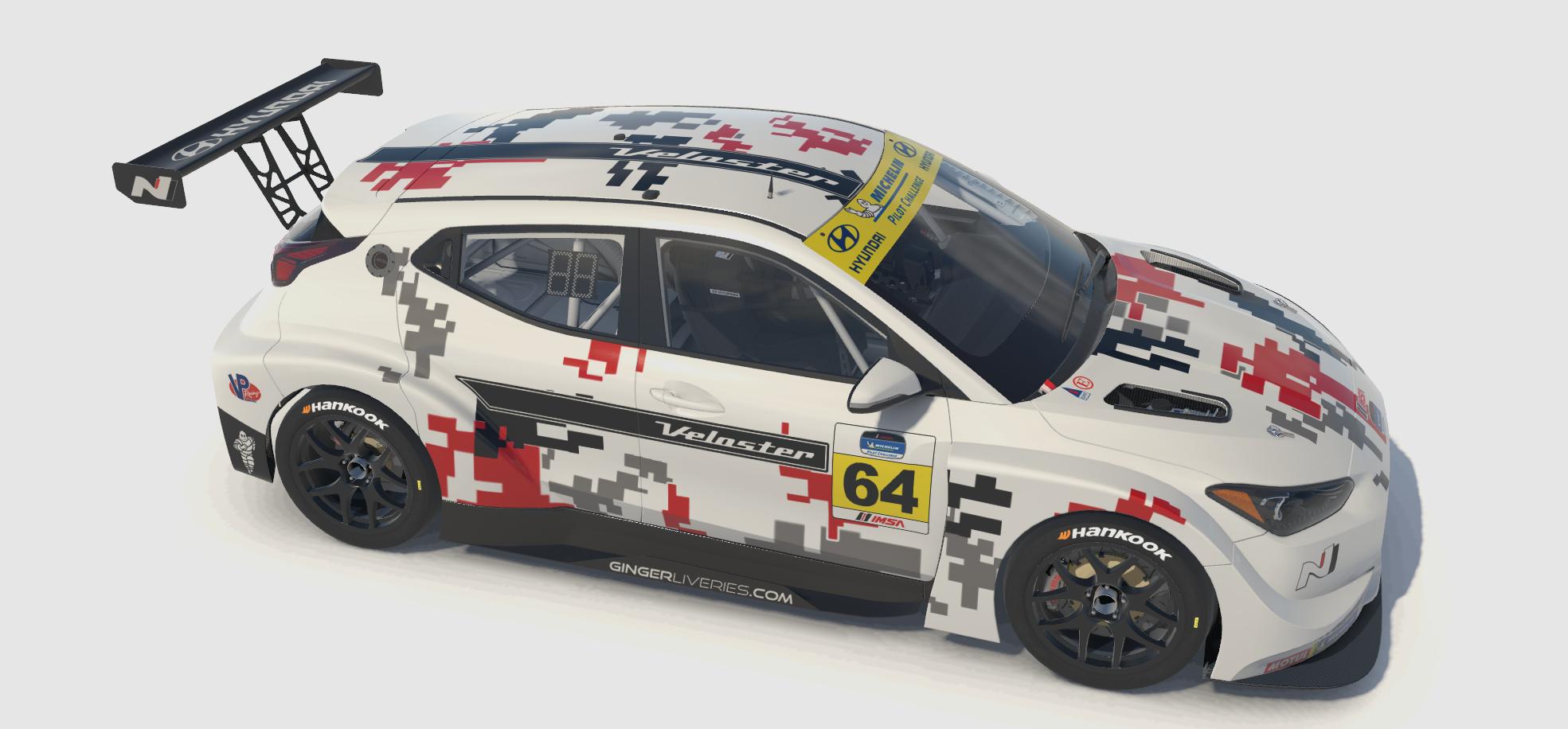 Ginger Liveries Veloster TCR by Rick W. - Trading Paints
