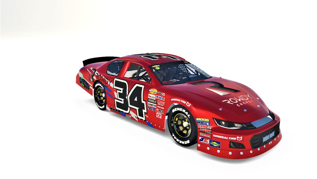 Rowdy Energy Camaro #34 Chrome by Bobby B. - Trading Paints