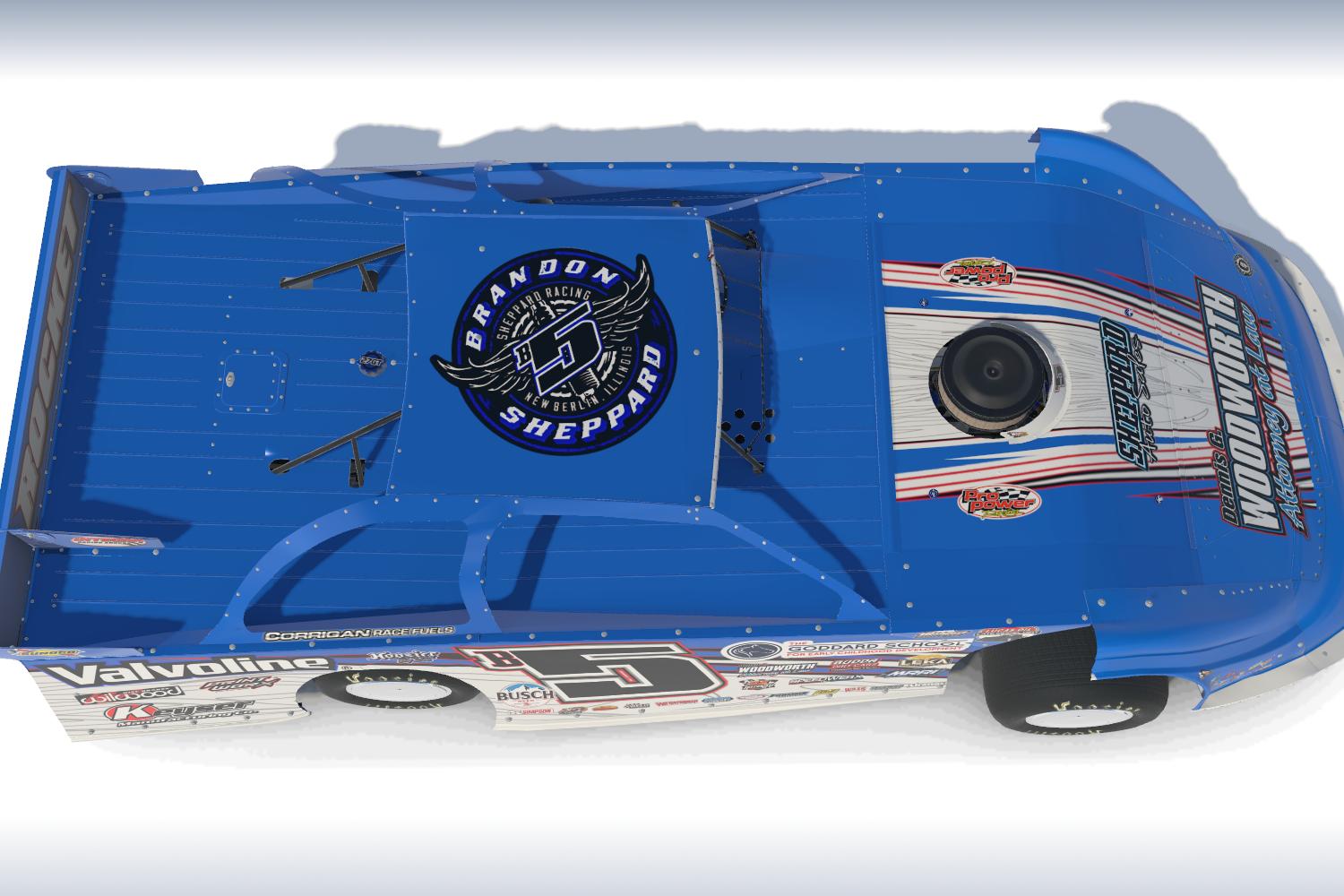 Brandon Sheppard, #B5 (Sheppard Racing) by DJ Hores - Trading Paints