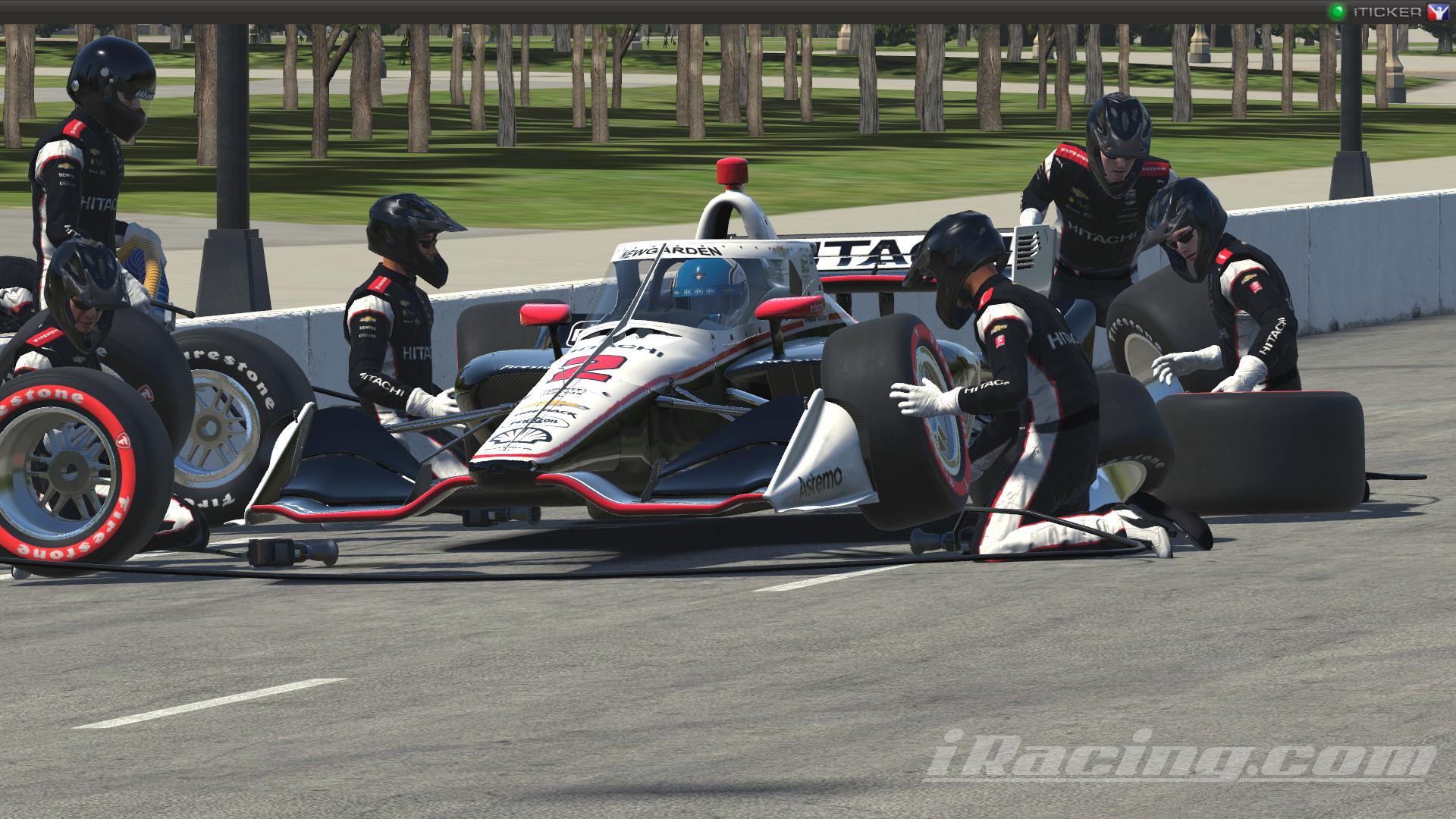 Josef Newgarden #2 Hitachi 2022 NTT Indycar Series by Ryan Broderick - Trading Paints