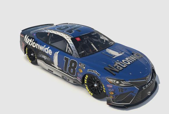 Nationwide blue on black ToyotaCamNxtgen by Gary Nash3 - Trading Paints