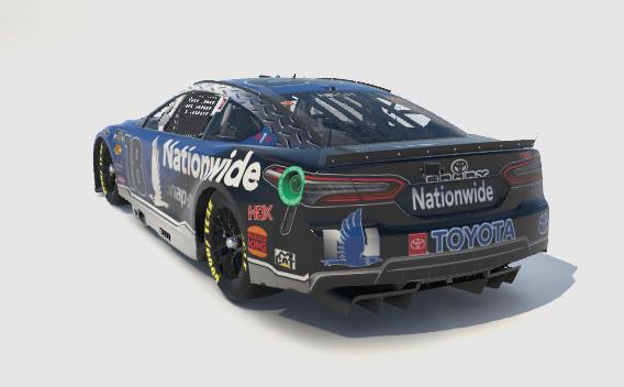 Nationwide blue on black ToyotaCamNxtgen by Gary Nash3 - Trading Paints