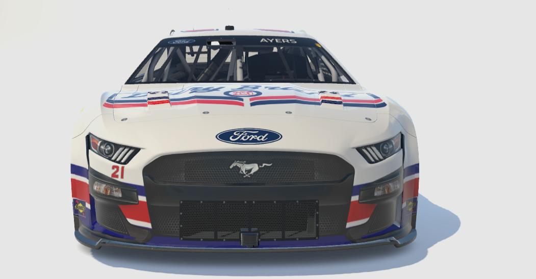 Thomas Caldwell Dairy Brand NexGen Mustang (Kyle Petty Throwback) by ...