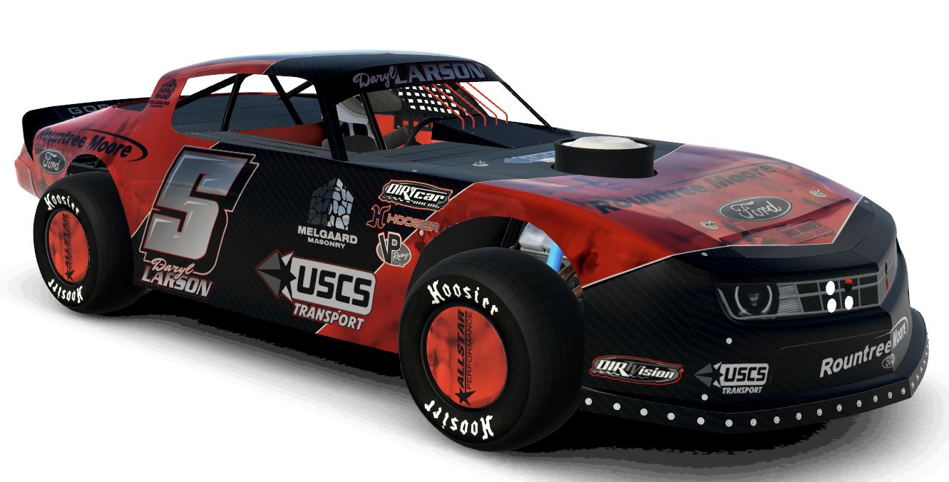 Daryl Larson #5 - Dirt Street Stock - Rountree Moore / USCS / Melgaard ...