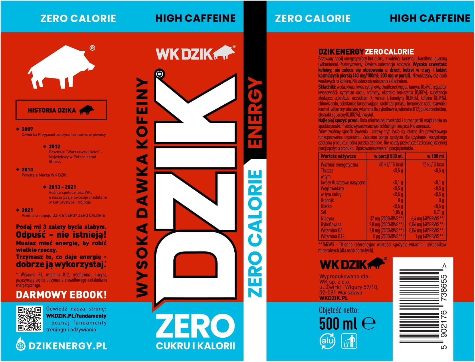 Dzik Energy Drink Classic by Patryk Klawinski - Trading Paints