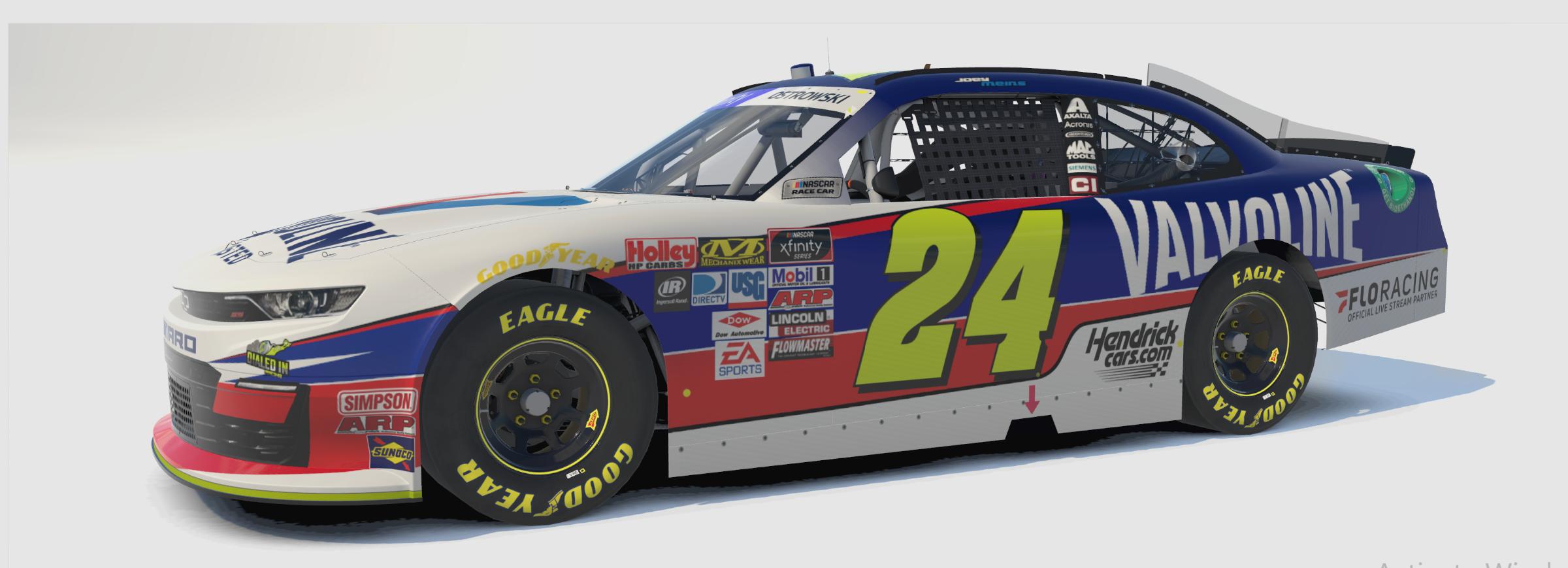 Joey Meins 2022 Valvoline Camaro by Nathaniel O. - Trading Paints