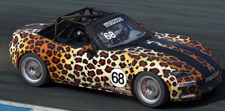 Mazda Leopard Wild Animal Series by Georgeo Hieblinger - Trading Paints