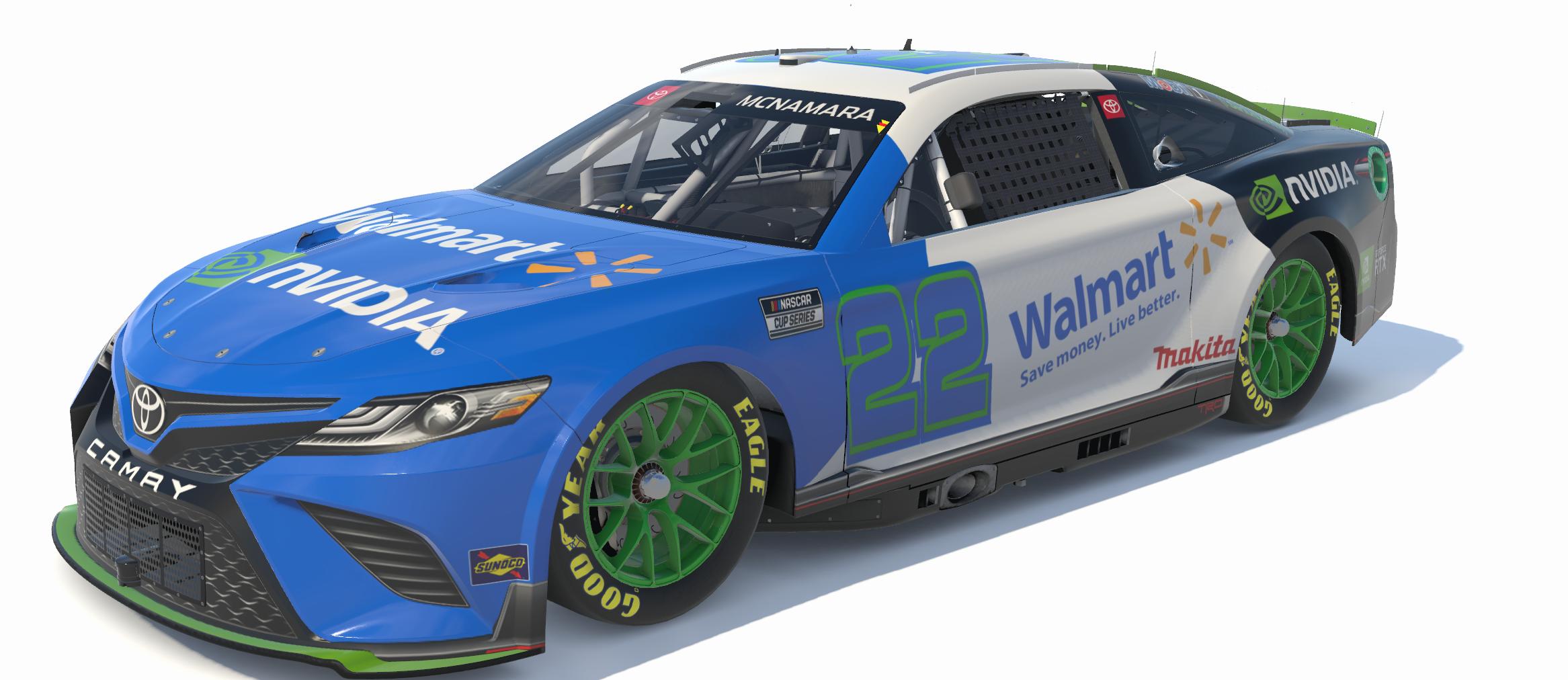 Nascar Cup Series Next Gen Toyota Camry Team Walmart Nvidia 2022 by ...