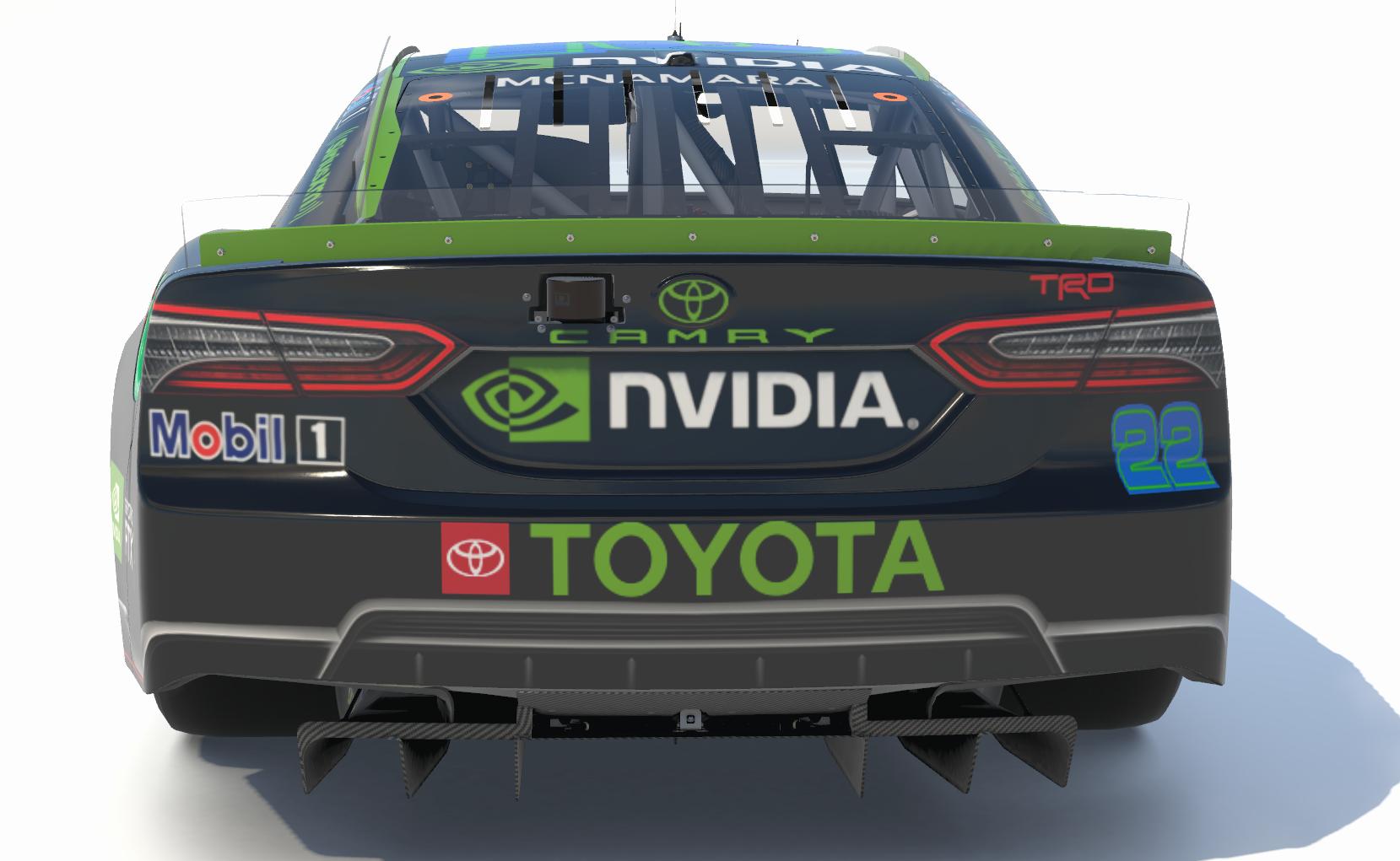 Nascar Cup Series Next Gen Toyota Camry Team Walmart Nvidia 2022 by ...