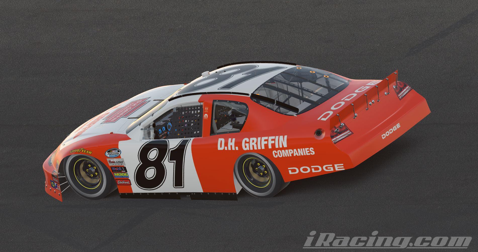 D.J. Kennington #81 D.H. Griffin Dodge by Brandon Tregembo - Trading Paints