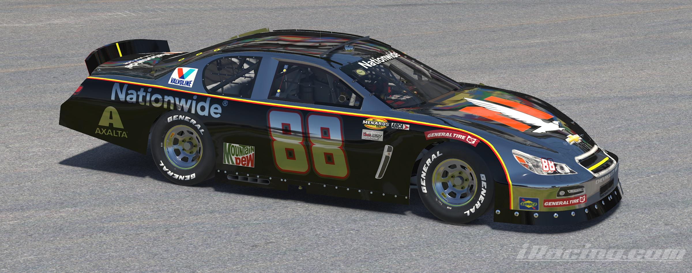 Nationwide Gray Ghost - ARCA / Gen 4 by John Rubino - Trading Paints